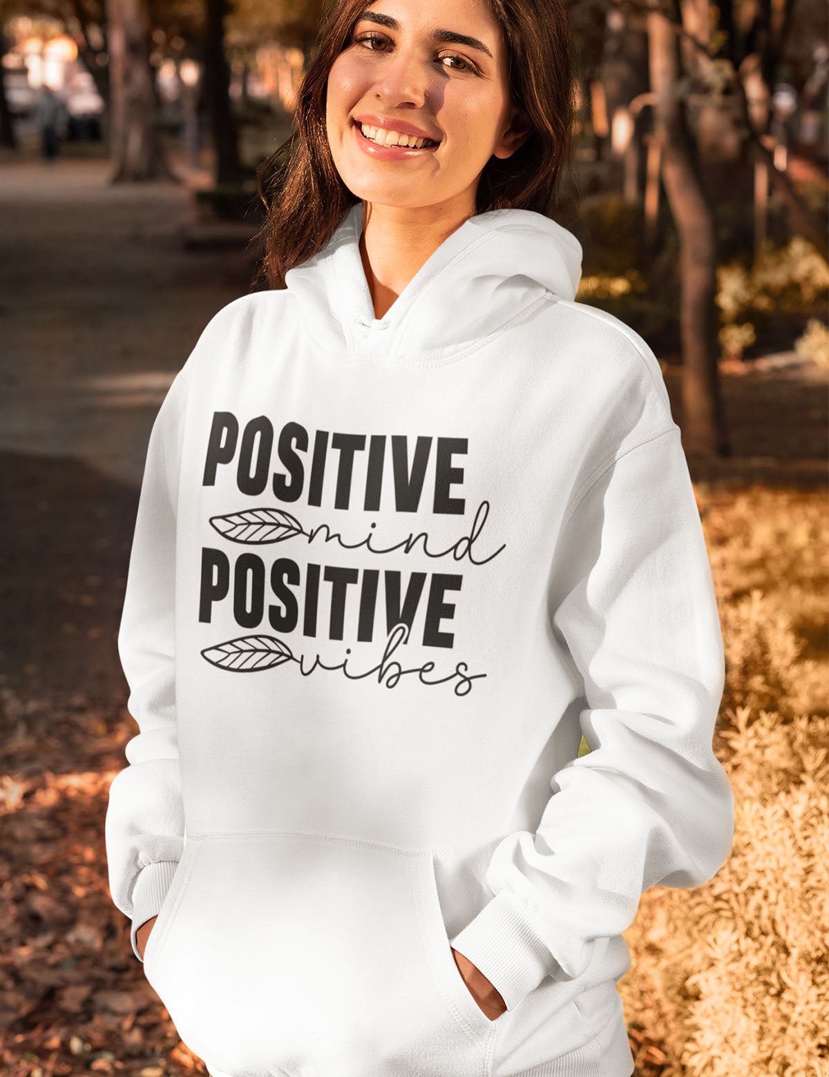 Positive Mind Positive Vibes Christian Hooded Sweatshirts ...