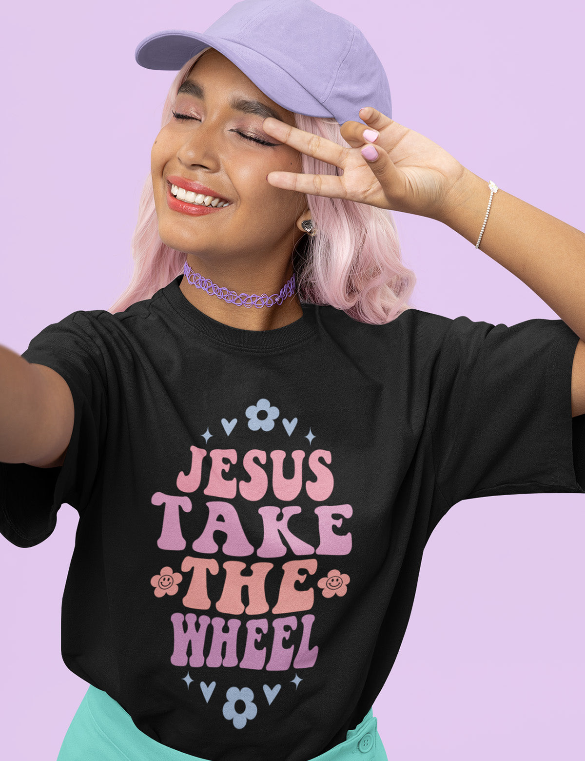 Jesus Take The Wheel T Shirt – SuperPraiseChristian
